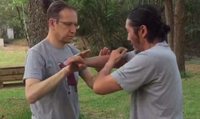 Push Hands in Tai Chi